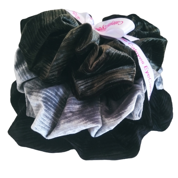 CEC Collection™ | Accessories | Scrunchie Trio Dark Olive Corduroy Mix ...